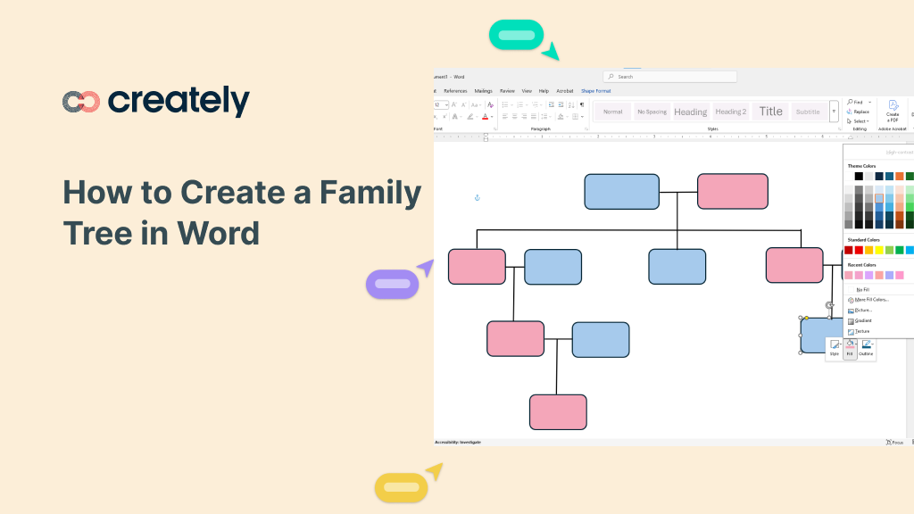 How to Create a Family Tree in Word: Step-by-Step Guide, Limitations ...