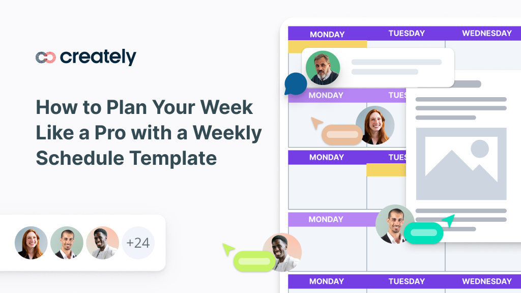 How to Plan Your Week Like a Pro with a Weekly Schedule Template | Creately